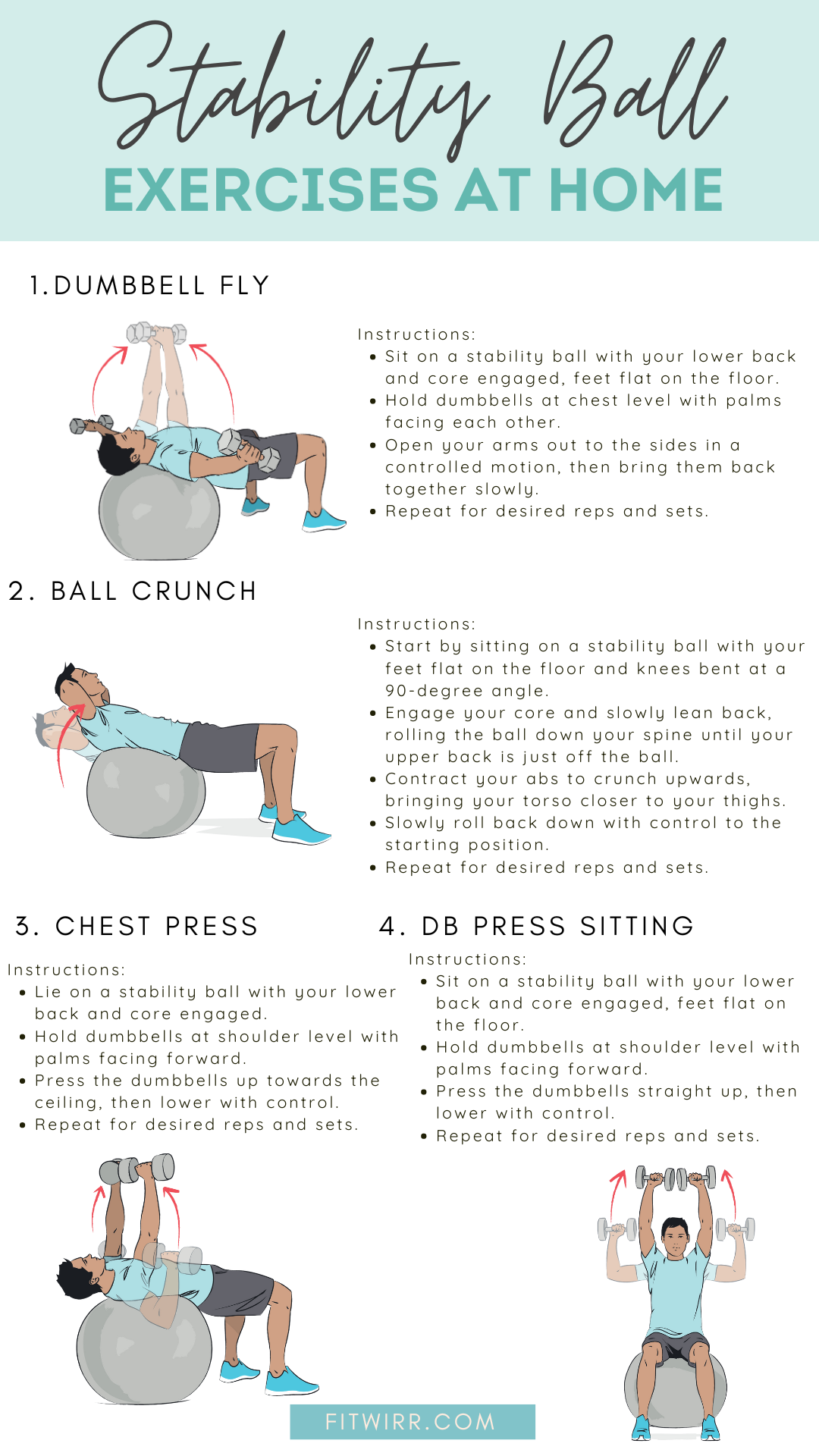 30 Stability Ball Exercises to Sculpt Your Core