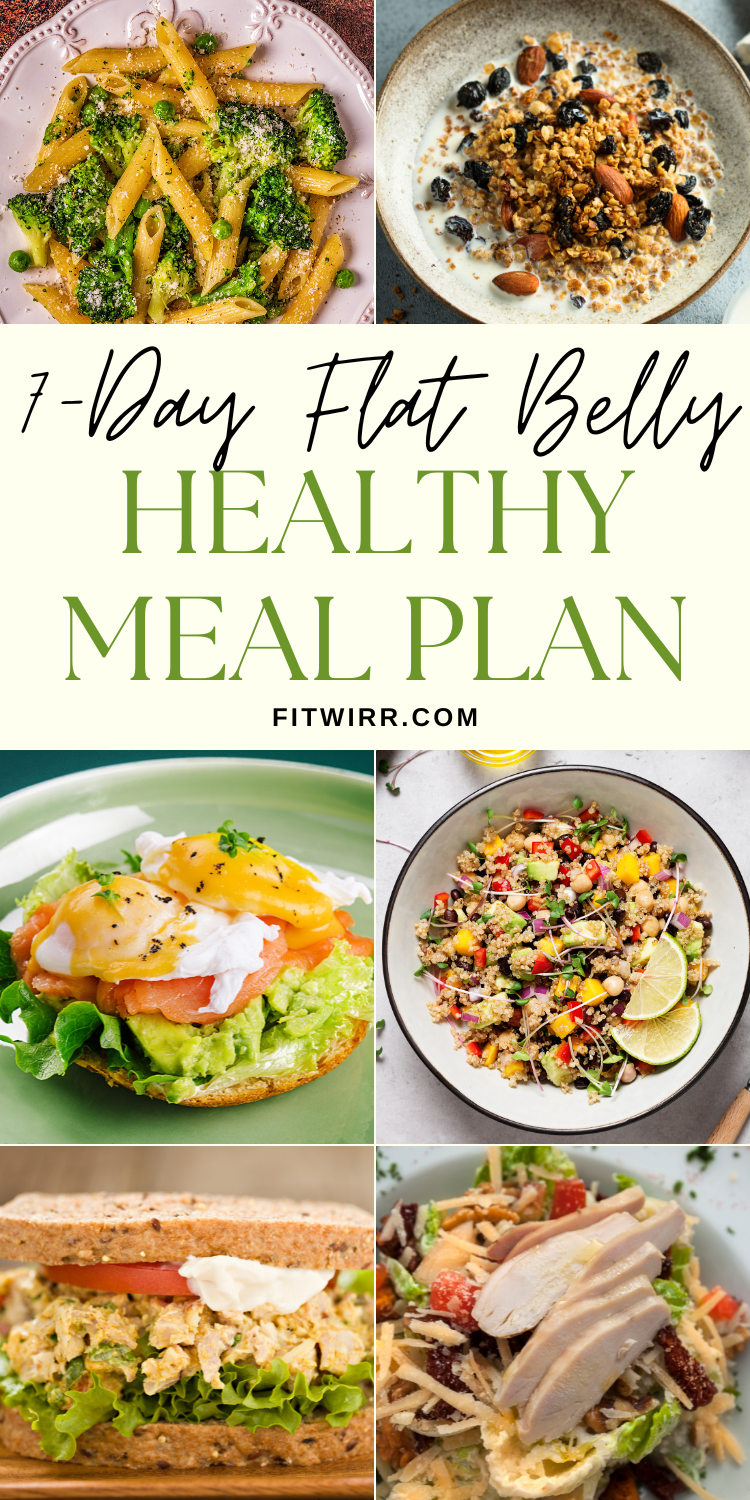7-Day Flat-Belly Meal Plan, Created by a Dietitian - Nourish Fit