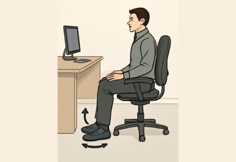 Under Desk Calf Raises: 5 Easy Exercises to Fight Leg Fatigue at Work